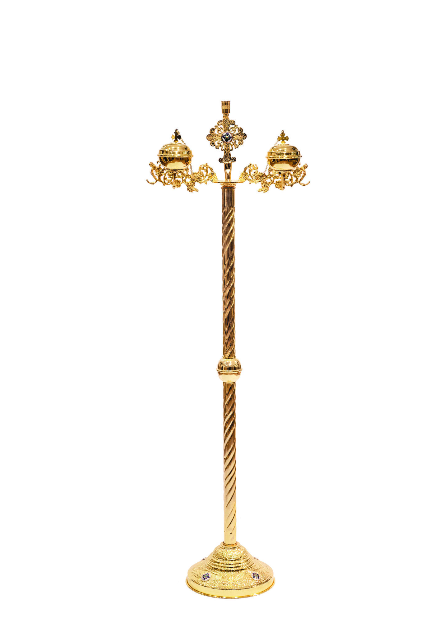 Procession Torch Stand Brazen & Enamel (157-01A) – Ecclesia Designers