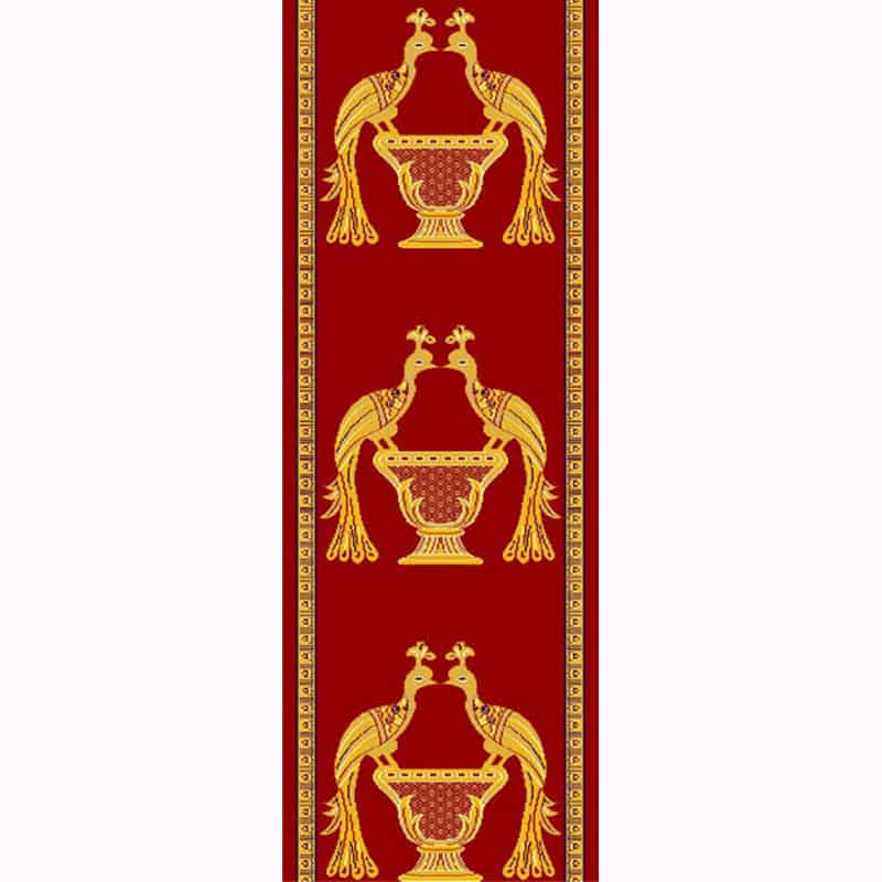 Church Runner with Peacocks – Ecclesia Designers